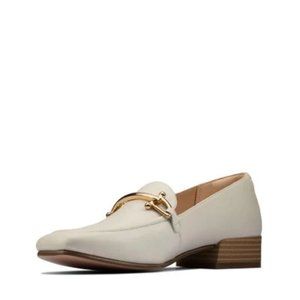 Clarks | Shoes | Clarks Pure Block White Leather | Poshmark